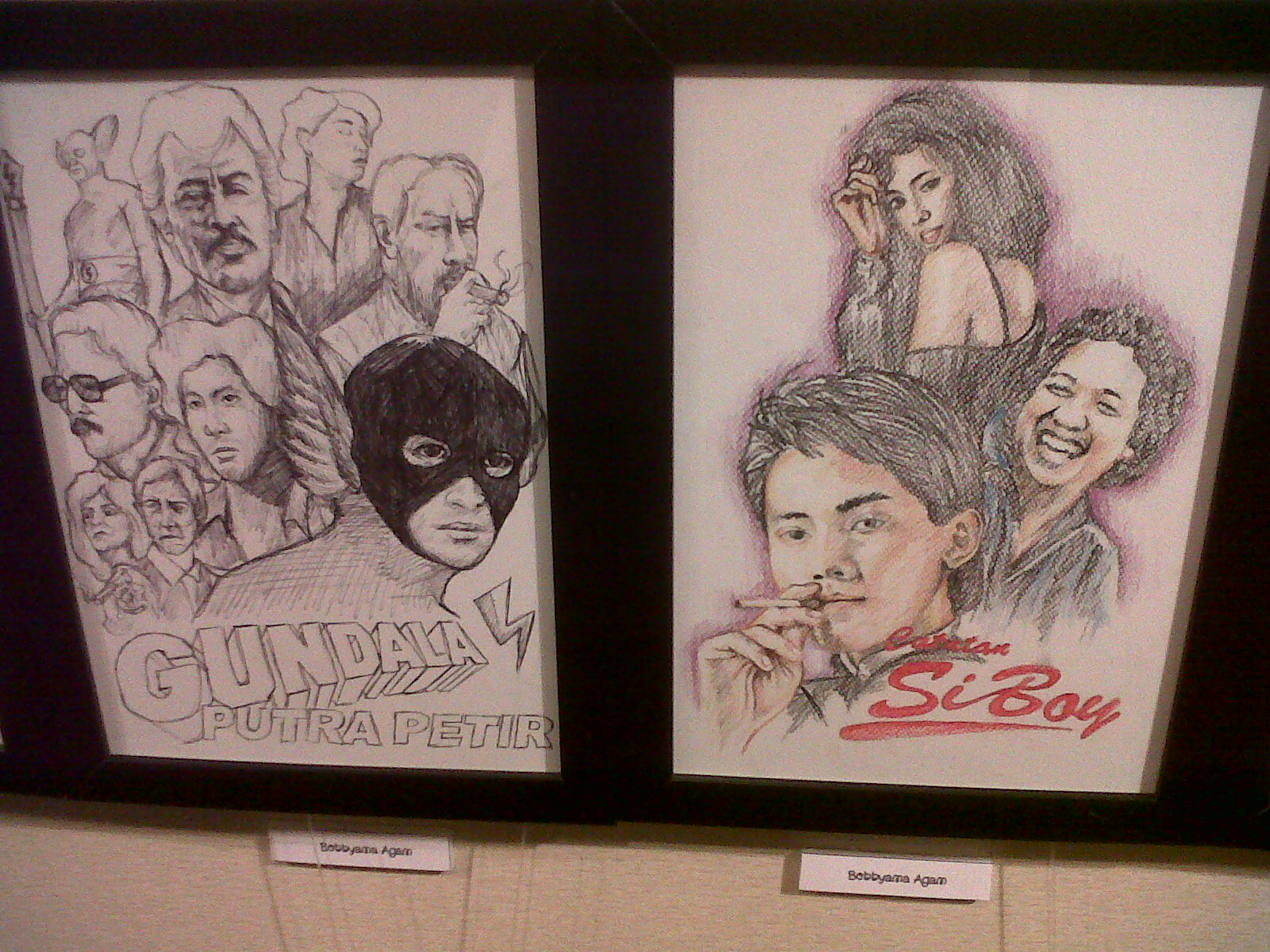 PAMERAN ILUSTRASI POSTER FILM INDONESIA KLASIK ~ M.A.L.U.